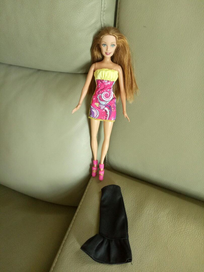 Barbie Doll Soft Brunette Hair Rebody Hobbies And Toys Toys And Games On Carousell