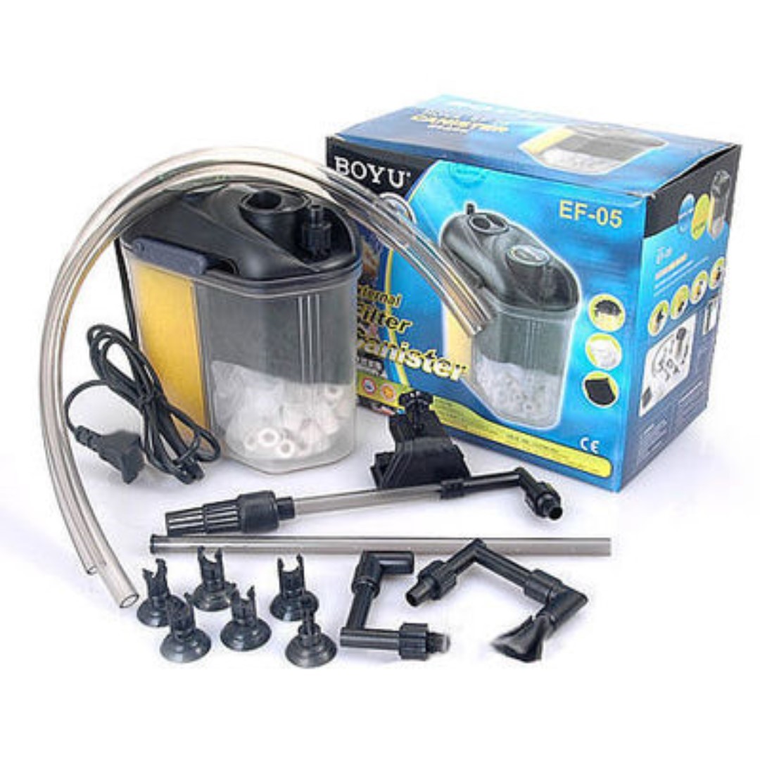 Boyu EF-05 External Filter for Small Fish Tank, Pet Supplies, Homes ...