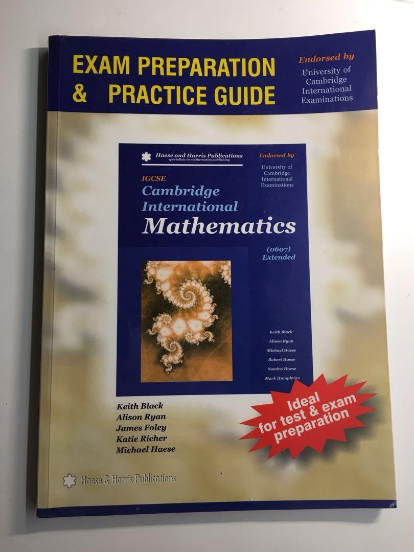Cambridge IGCSE International Mathematics (0607) Practise Guide ...