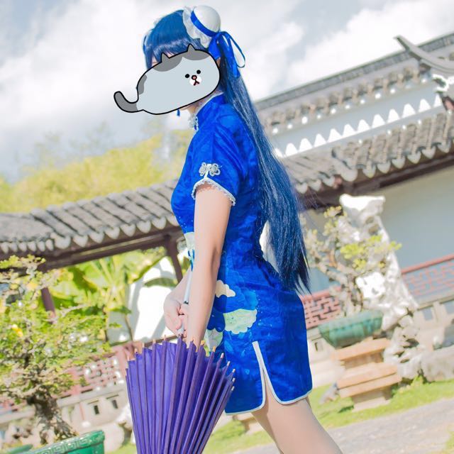 CLEARING!! Love Live Sonoda Umi China Dress Qipao Unawakened Cosplay ...