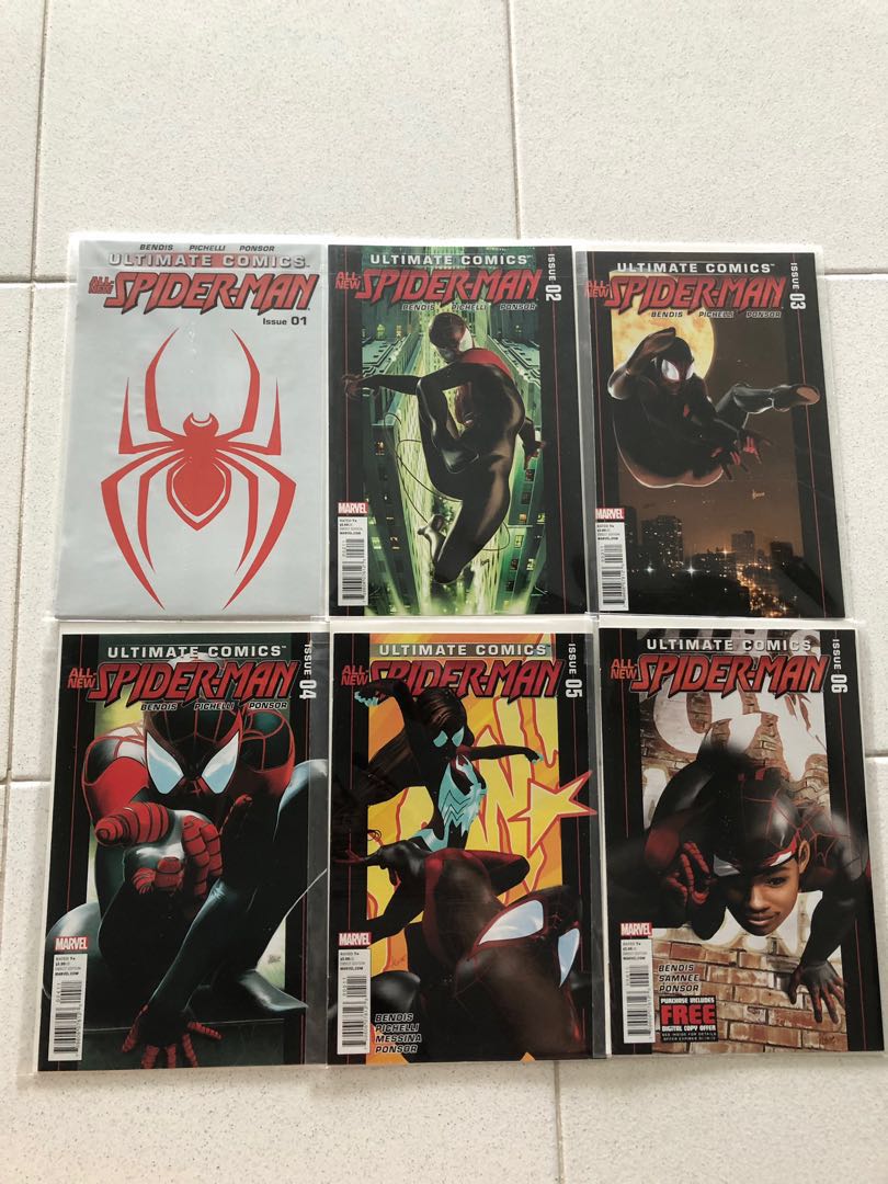 Complete Miles Morales Spider-Man Set (Ultimate Comics: Spider-Man ...
