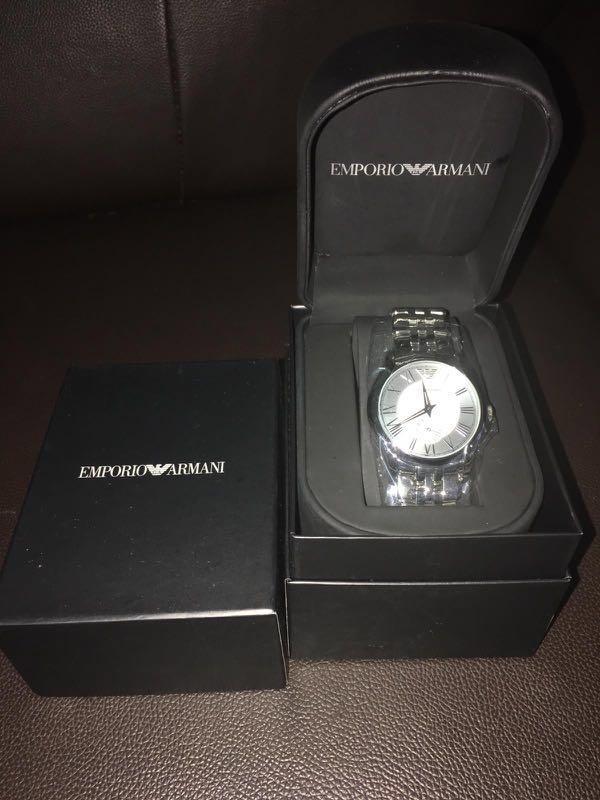 EMPORIO ARMANI watch AR1711, 男裝, 男裝配飾 - Carousell
