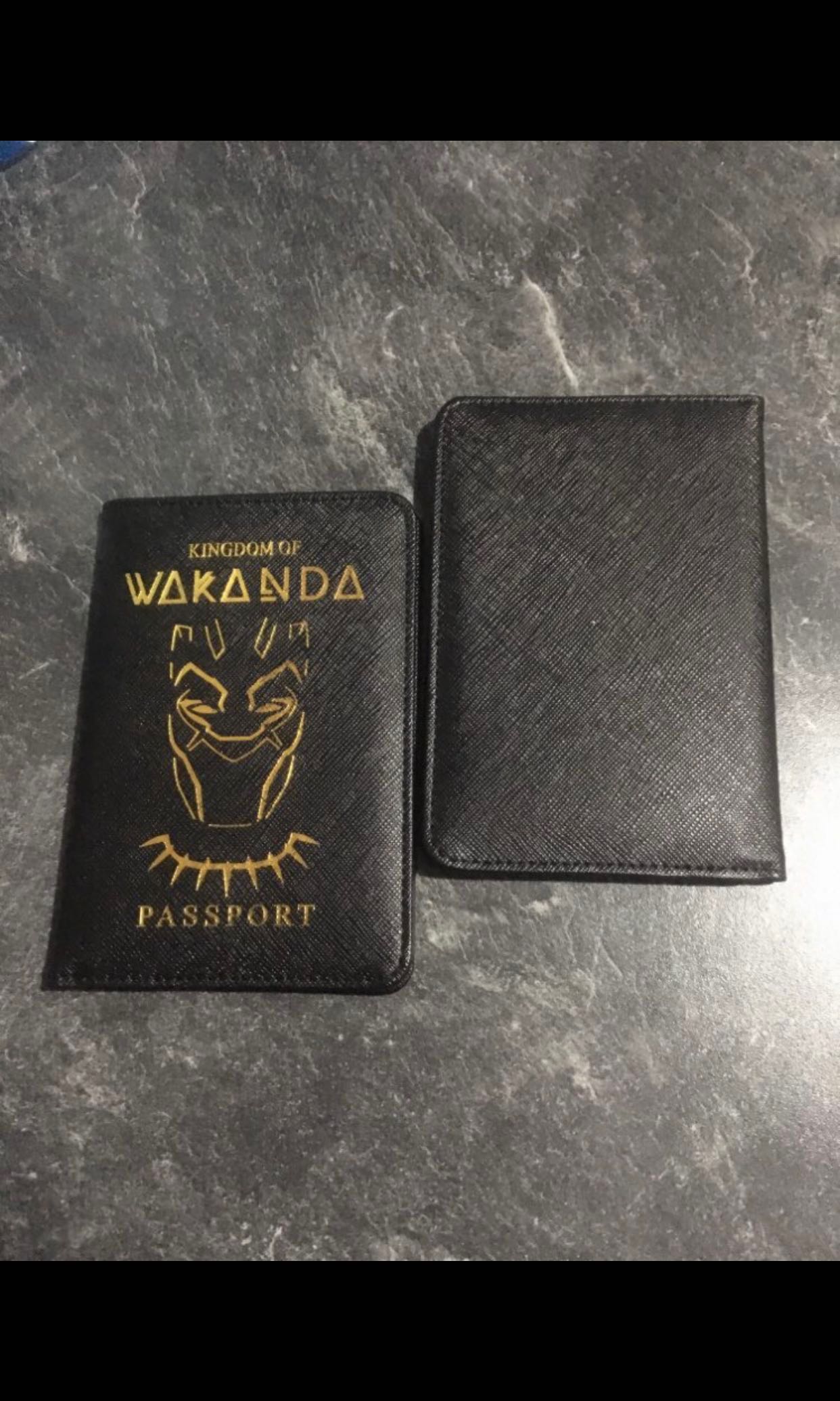 (Instock) Wakanda Passport Cover, Men's Fashion, Watches & Accessories ...