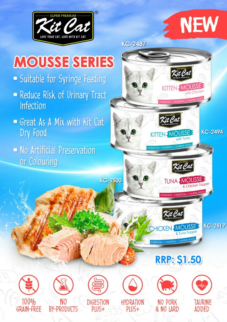 Kit Cat Mousse Series, Pet Supplies, Homes & Other Pet Accessories on ...