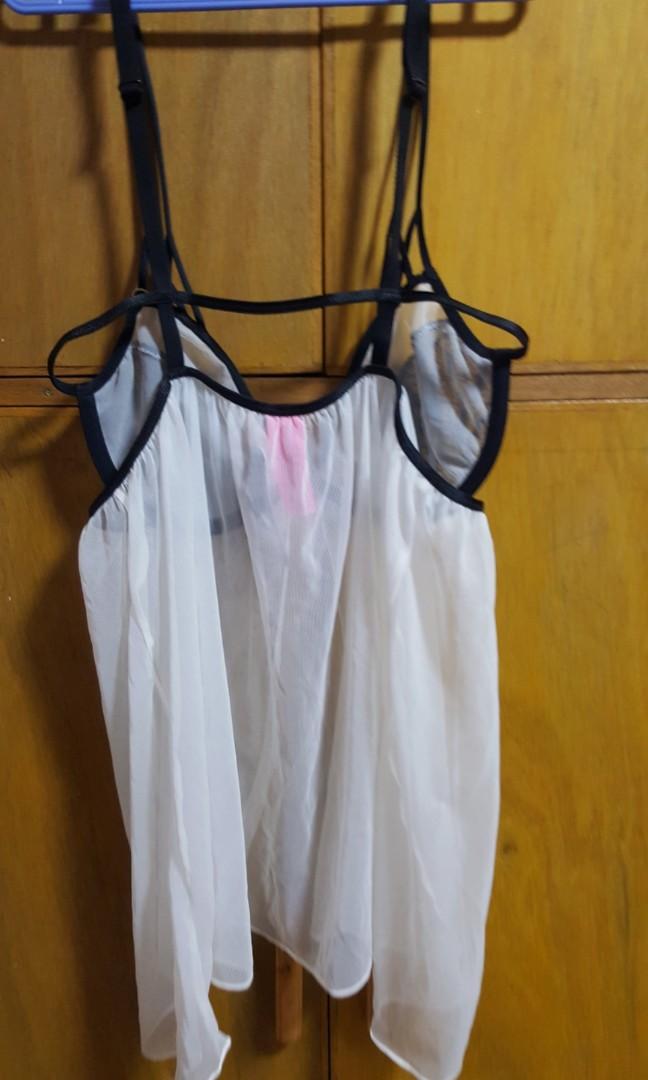 La Senza front-closure push-up see through babydoll, Women's Fashion ...