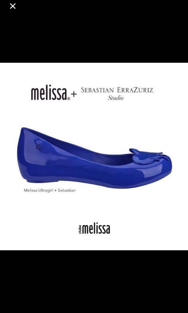 Melissa Sebastian Blue, Women's Fashion, Footwear, Flats on Carousell