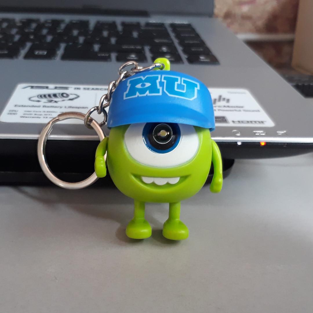 Mike Wazowski Monster Inc LED Light & Sound Keychain, Hobbies & Toys ...