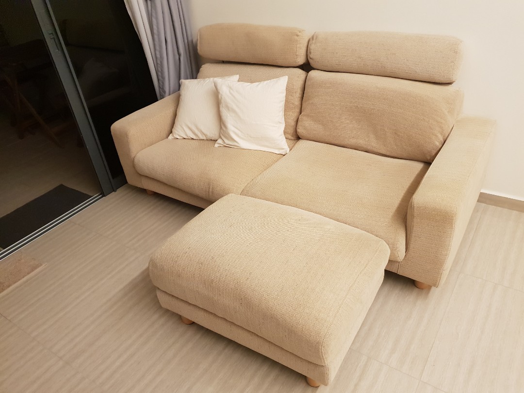 Muji complete sofa set minimalist, Furniture & Home Living, Furniture ...