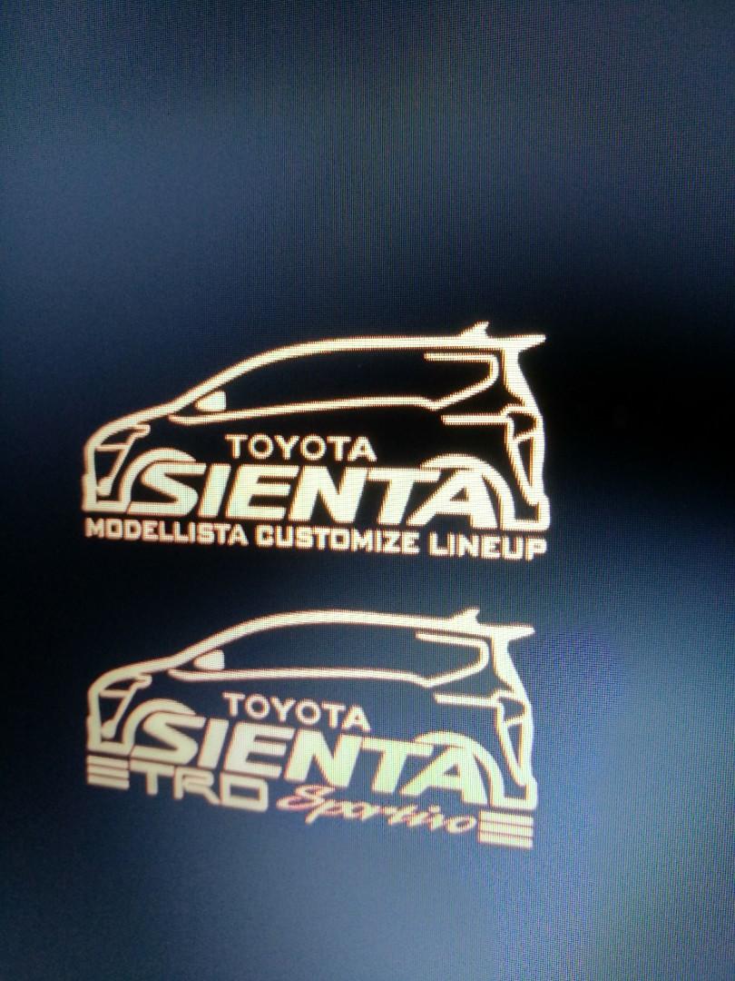Sienta Stickers *SgSienta, international Toyota motorsports, SGmap ...