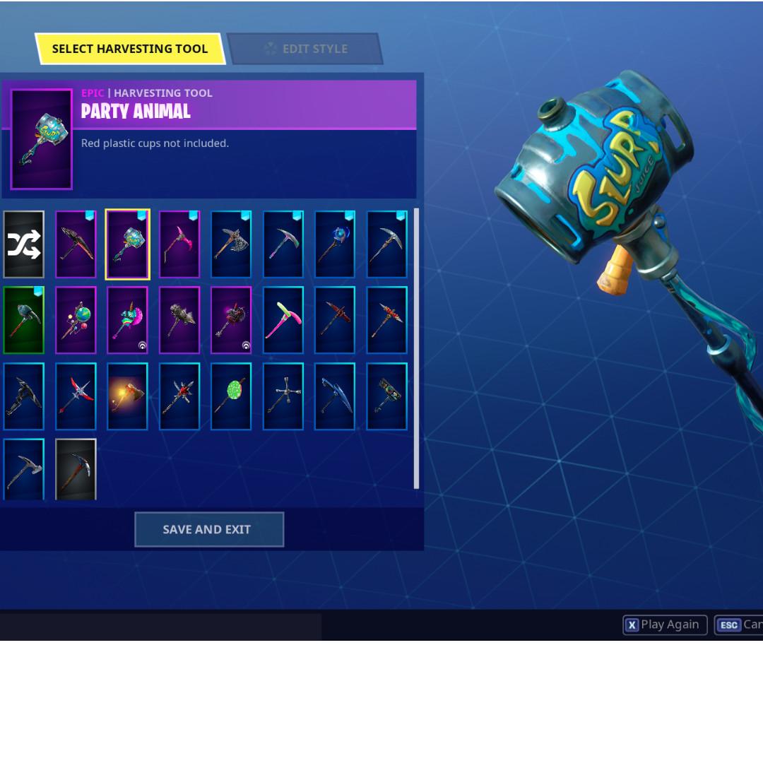FA STACKED FORTNITE ACCOUNT, Video Gaming, Gaming Accessories, Game ...