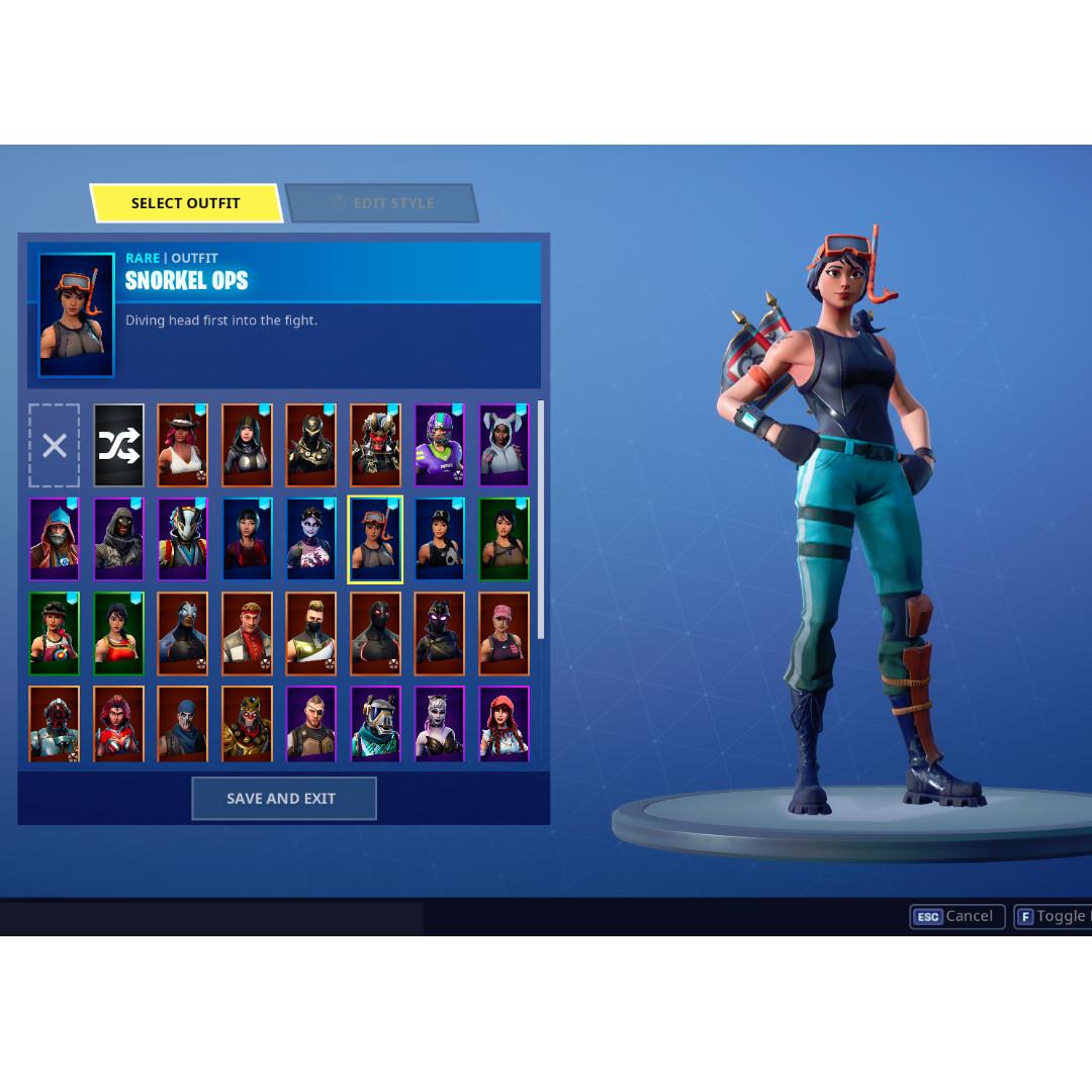 FA STACKED FORTNITE ACCOUNT, Video Gaming, Gaming Accessories, Game ...