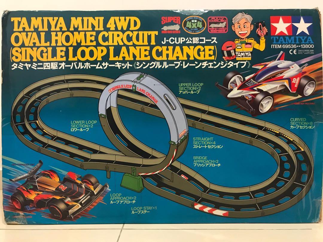 Tamiya Mini 4WD Oval Home Circuit (Single Loop Lane Change) Rare ...