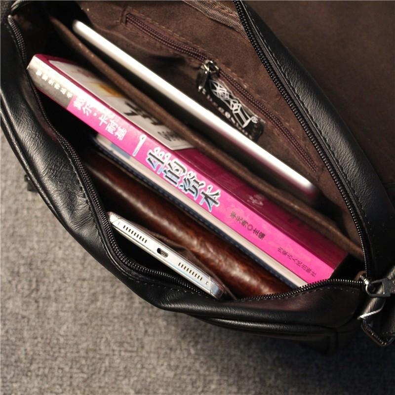 Three-box Sling Bag (Leather) with rainbow design convenience for ...