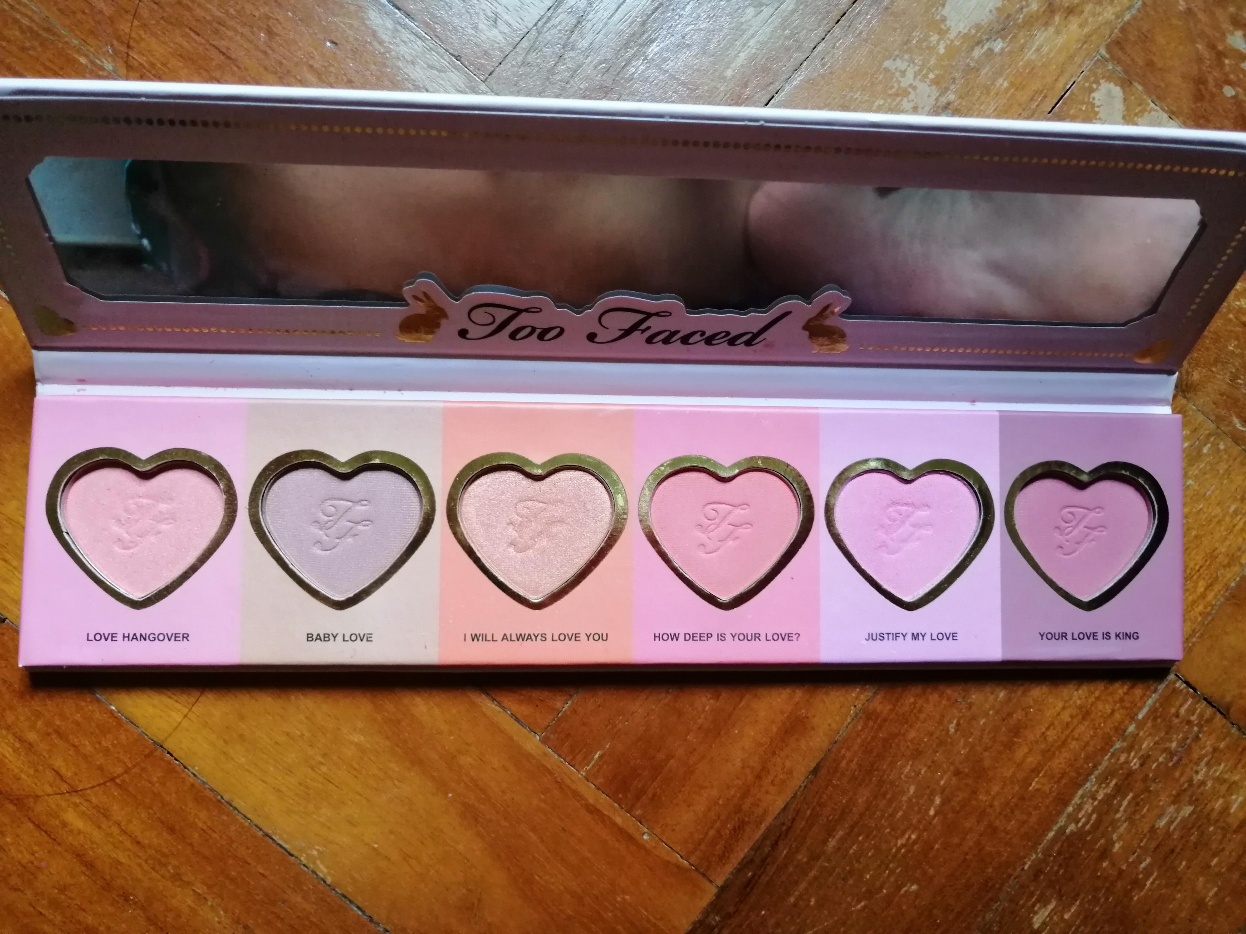 Too Faced Love Flush Blush Palette, Beauty & Personal Care, Face ...