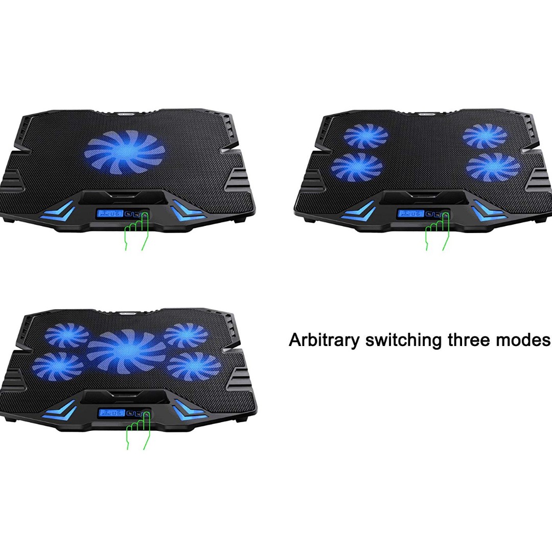 TopMate TM-3 12-15.6" Five Quite Fans LCD Screen 2500RPM Strong Wind ...