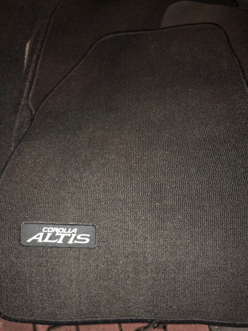 Toyota Altis Original car mat, Car Accessories, Accessories on Carousell