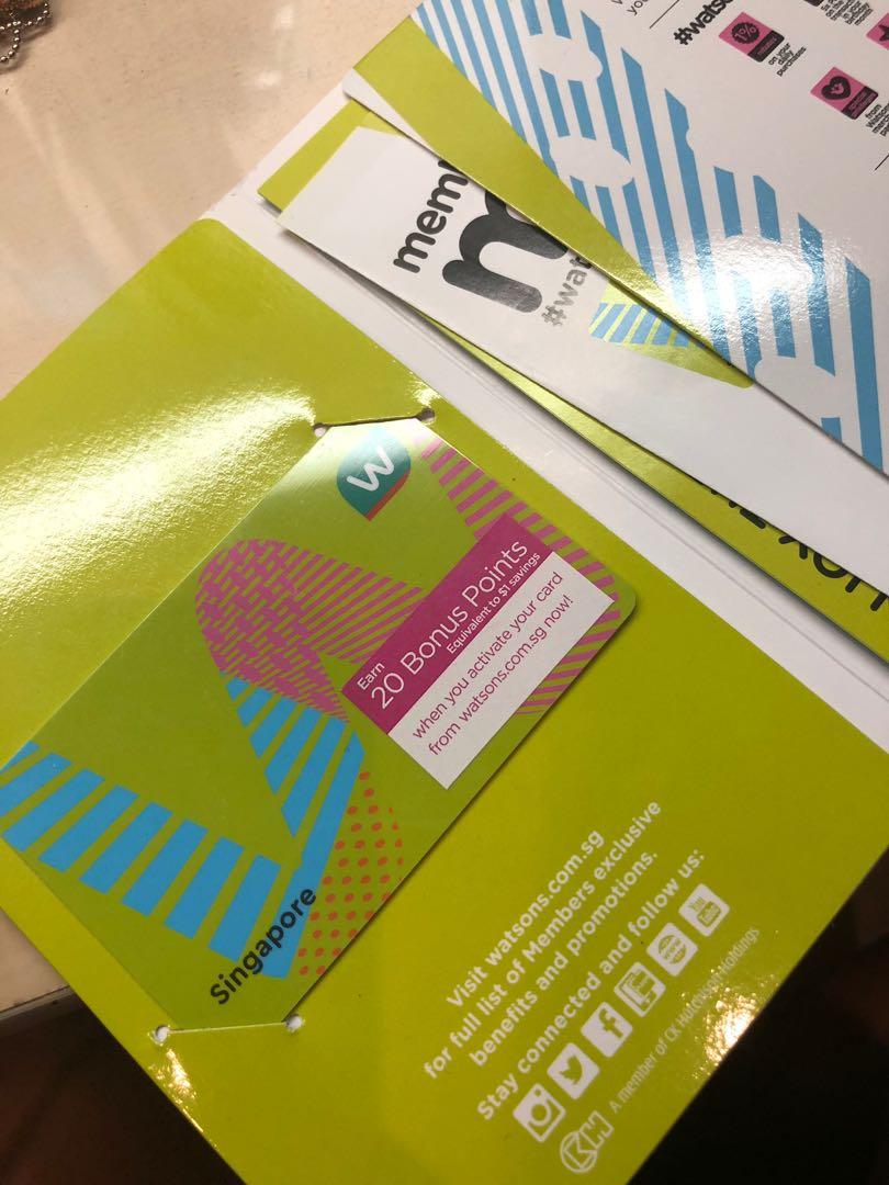 Watsons card, Everything Else on Carousell