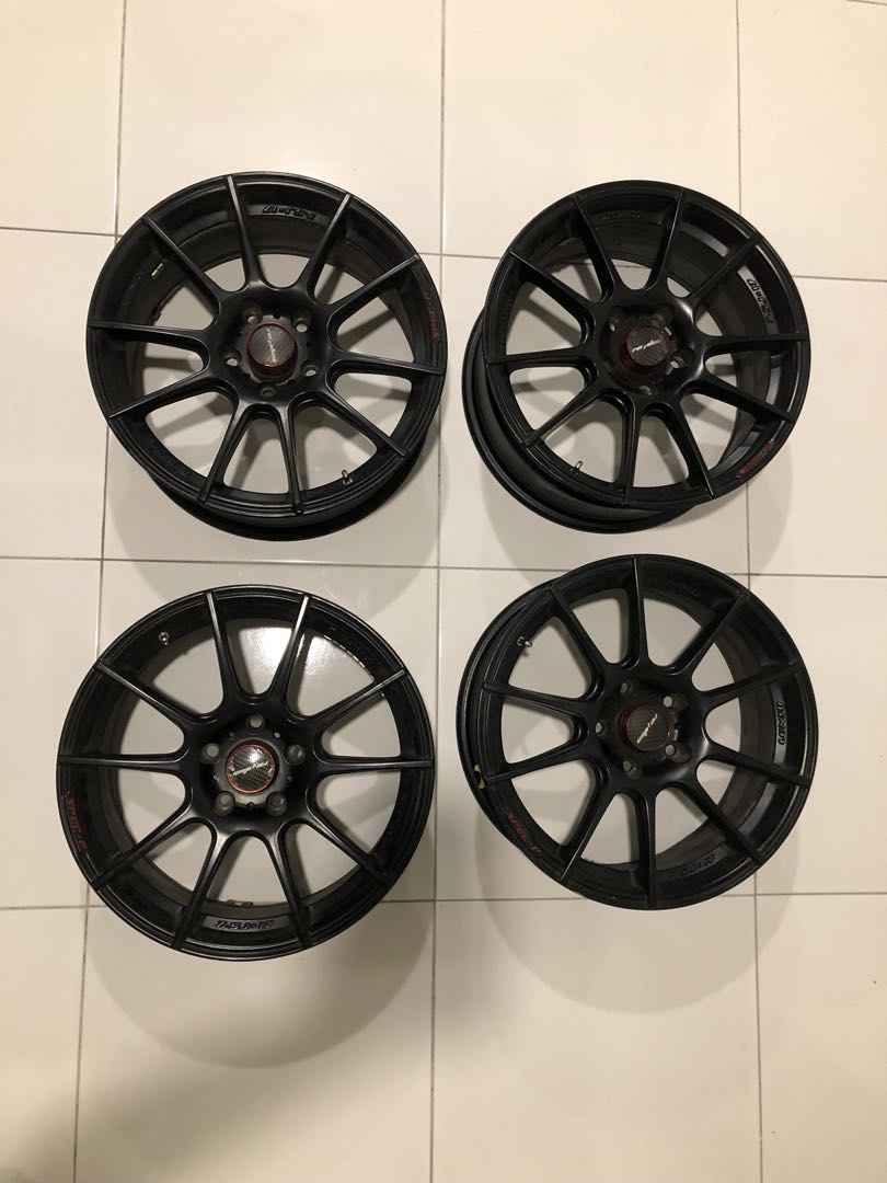 17” Lenso Rim PROJECT D SPEC-F, Auto Accessories on Carousell
