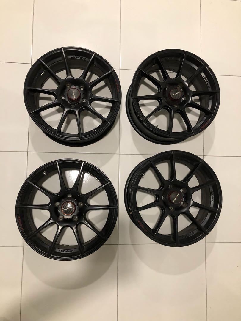 17” Lenso Rim PROJECT D SPEC-F, Auto Accessories on Carousell