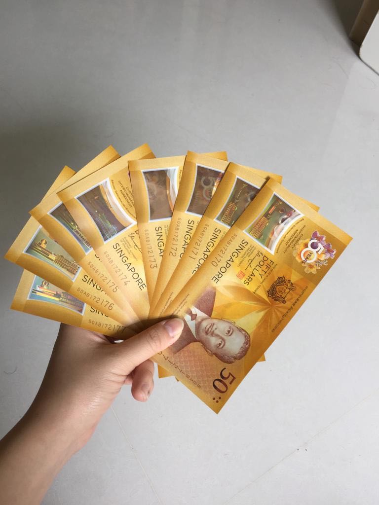 50th year Anniversary CIA Singapore Brunei Commemorative Notes, Hobbies ...