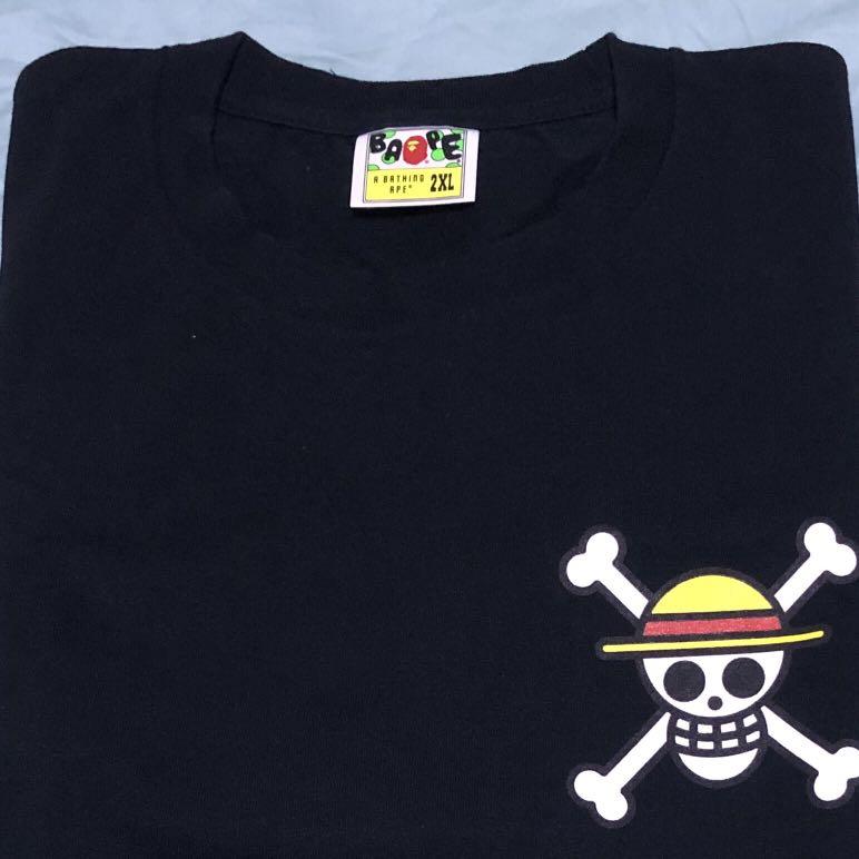 Bape x One piece x Baby MiLo, Men's Fashion, Tops & Sets, Tshirts ...
