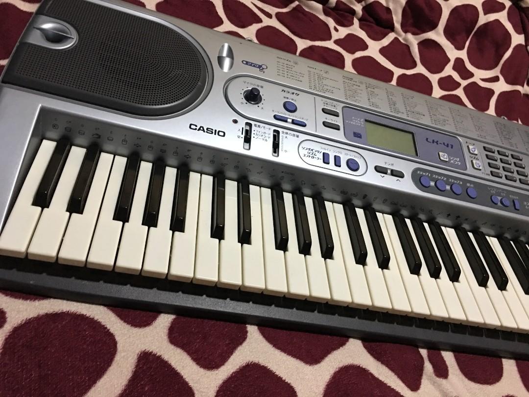 Casio Portable Keyboard Piano LK-41, Hobbies & Toys, Music & Media ...