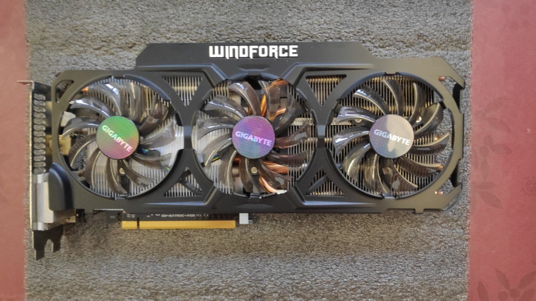 Gigabyte Windforce GTX770 OC 4GB, Computers & Tech, Parts & Accessories ...