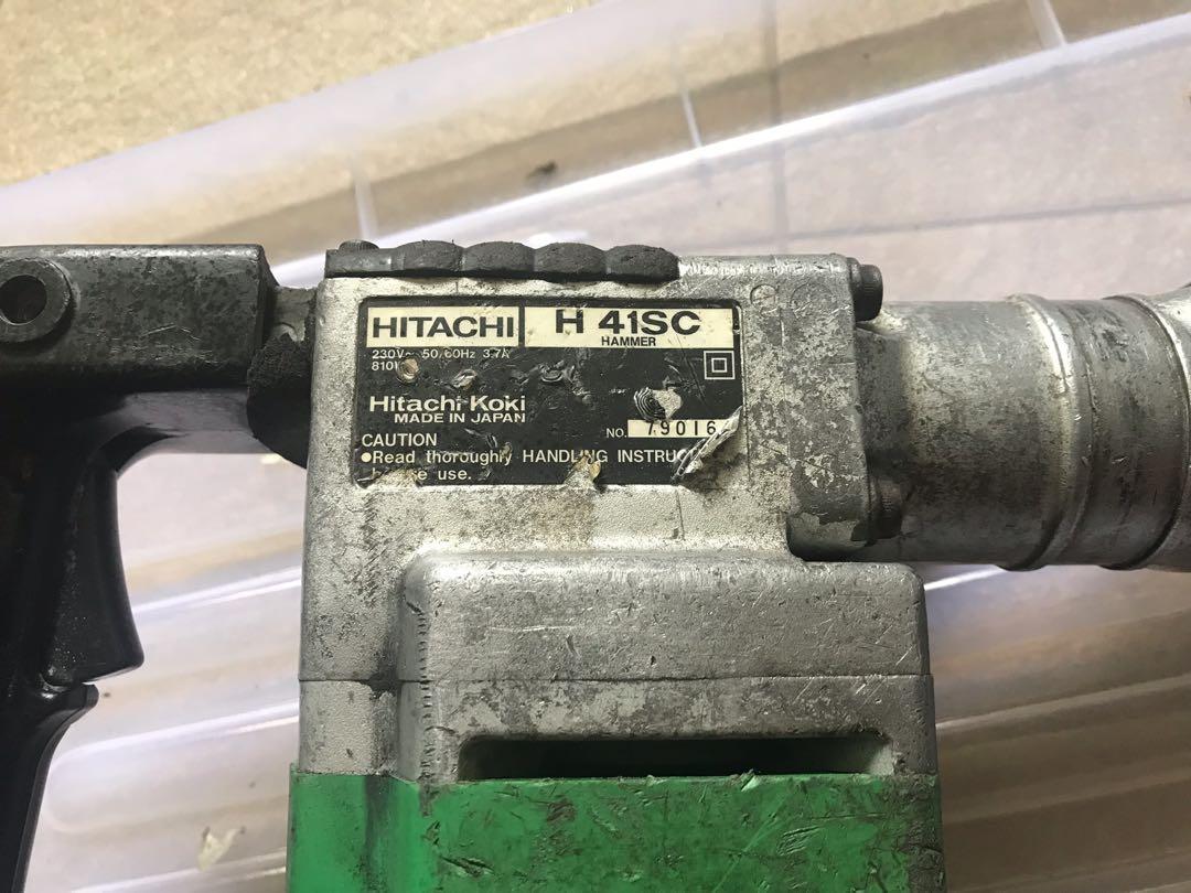 Hitachi hammer breaker H41SC 810W, TV & Home Appliances, Washing ...