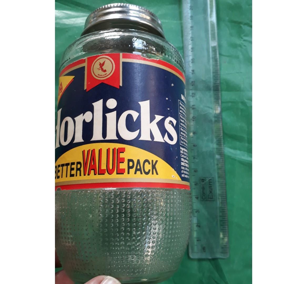 HORLICKS - VINTAGE GLASS BOTTLE - COLLECTIBLE, Hobbies & Toys ...