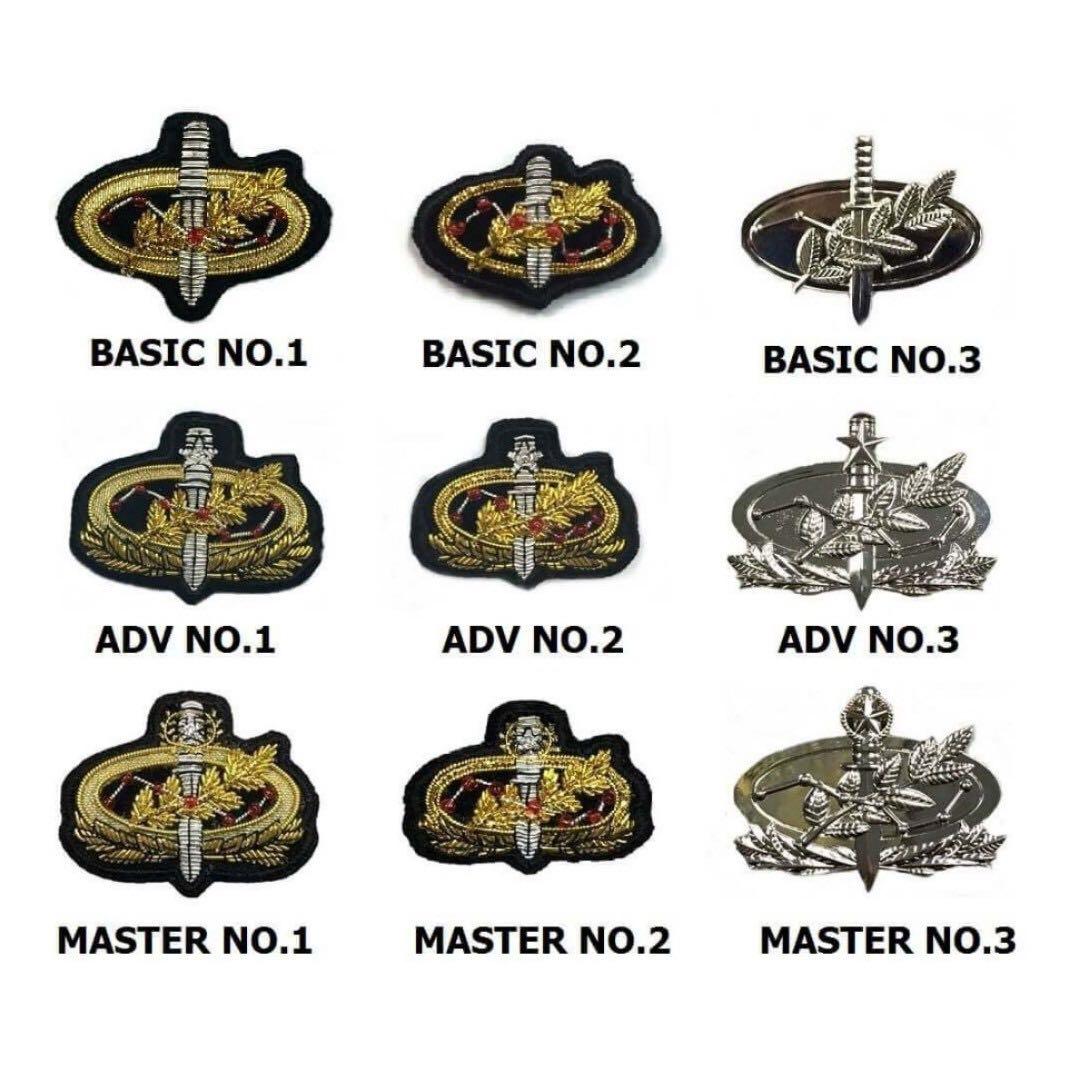 JCC Jungle Confidence Course Badges, Basic, Advanced & Master For No.1 ...