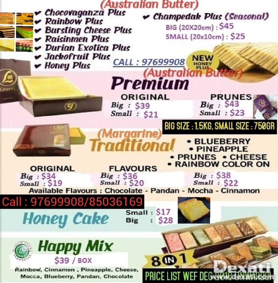 Layers Lamoist Kek Lapis Specialty, Food & Drinks, Homemade Bakes on ...
