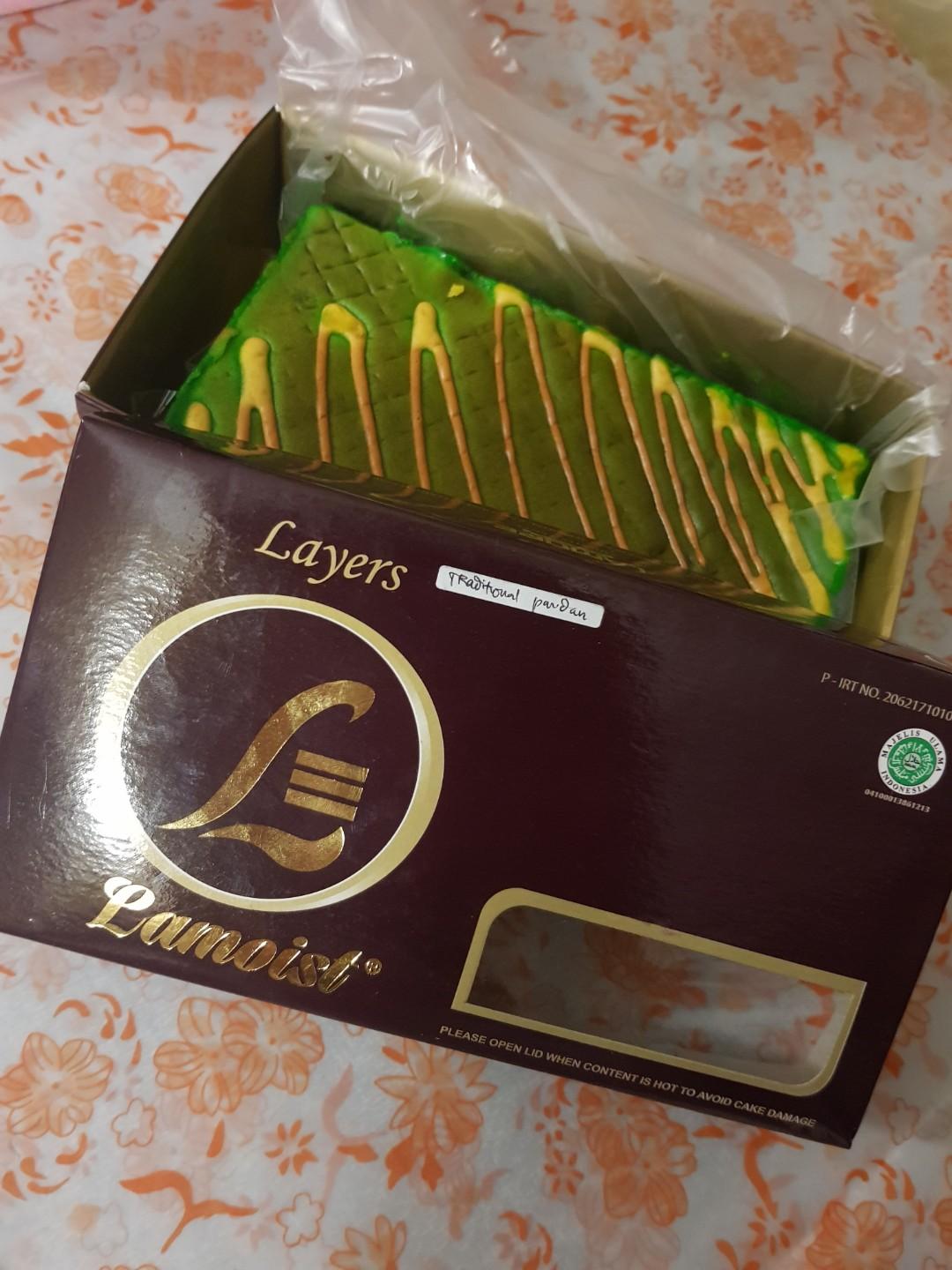 Layers Lamoist Kek Lapis Specialty, Food & Drinks, Homemade Bakes on ...