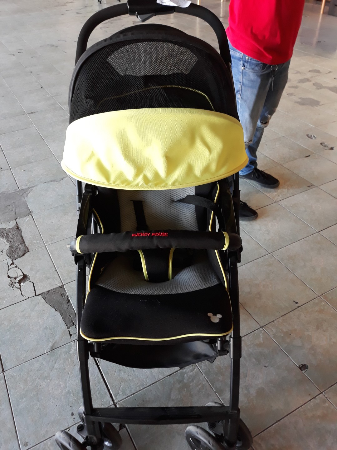 Mickey Mouse Stroller, Babies & Kids, Going Out, Strollers on Carousell