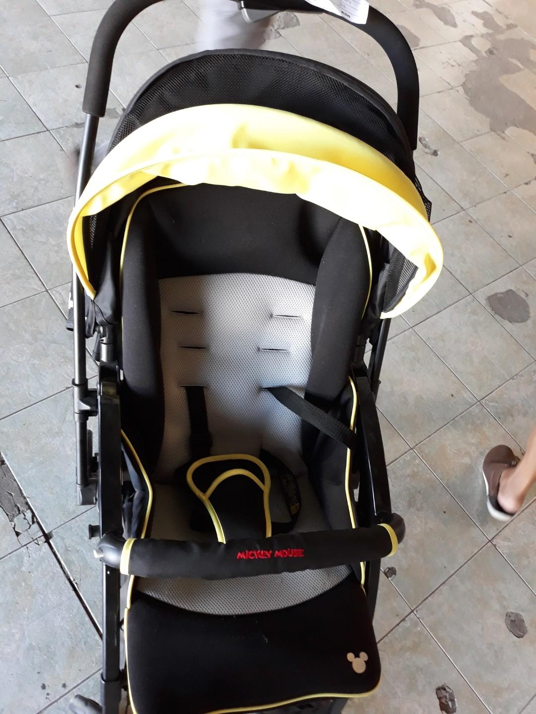 Mickey Mouse Stroller, Babies & Kids, Going Out, Strollers on Carousell
