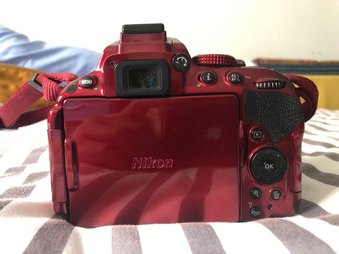 Nikon D5300 (CANDY RED), Photography, Cameras on Carousell