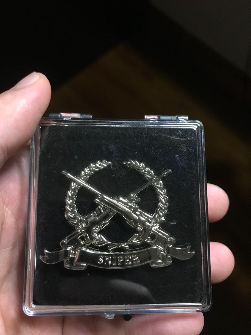 No. 3 Skill Badges (Sniper Badge, Infantry Vocation Badge, Marksman ...
