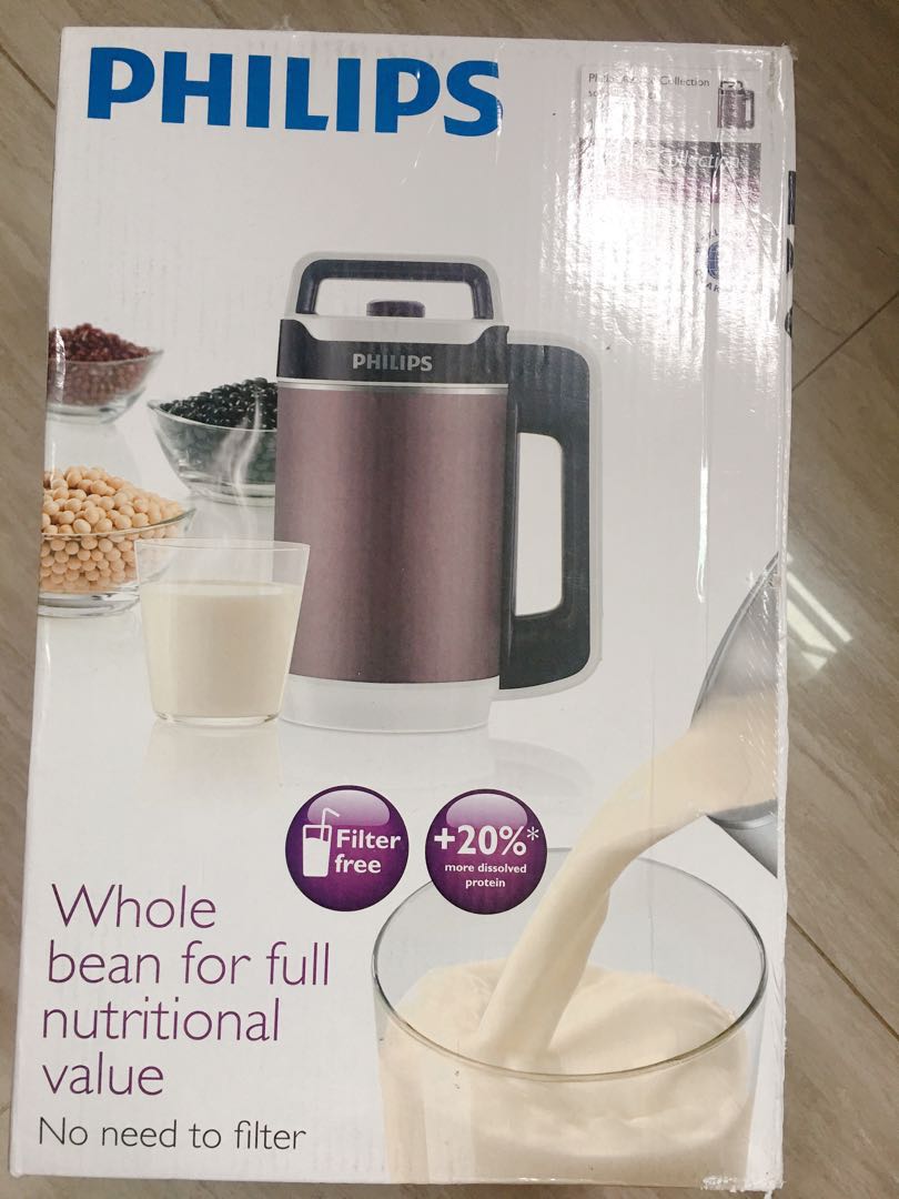 Philips 豆漿機 米糊機 攪拌機 全新無用過 HD2079, 家庭電器, 廚房電器, 榨汁機及攪拌機 - Carousell
