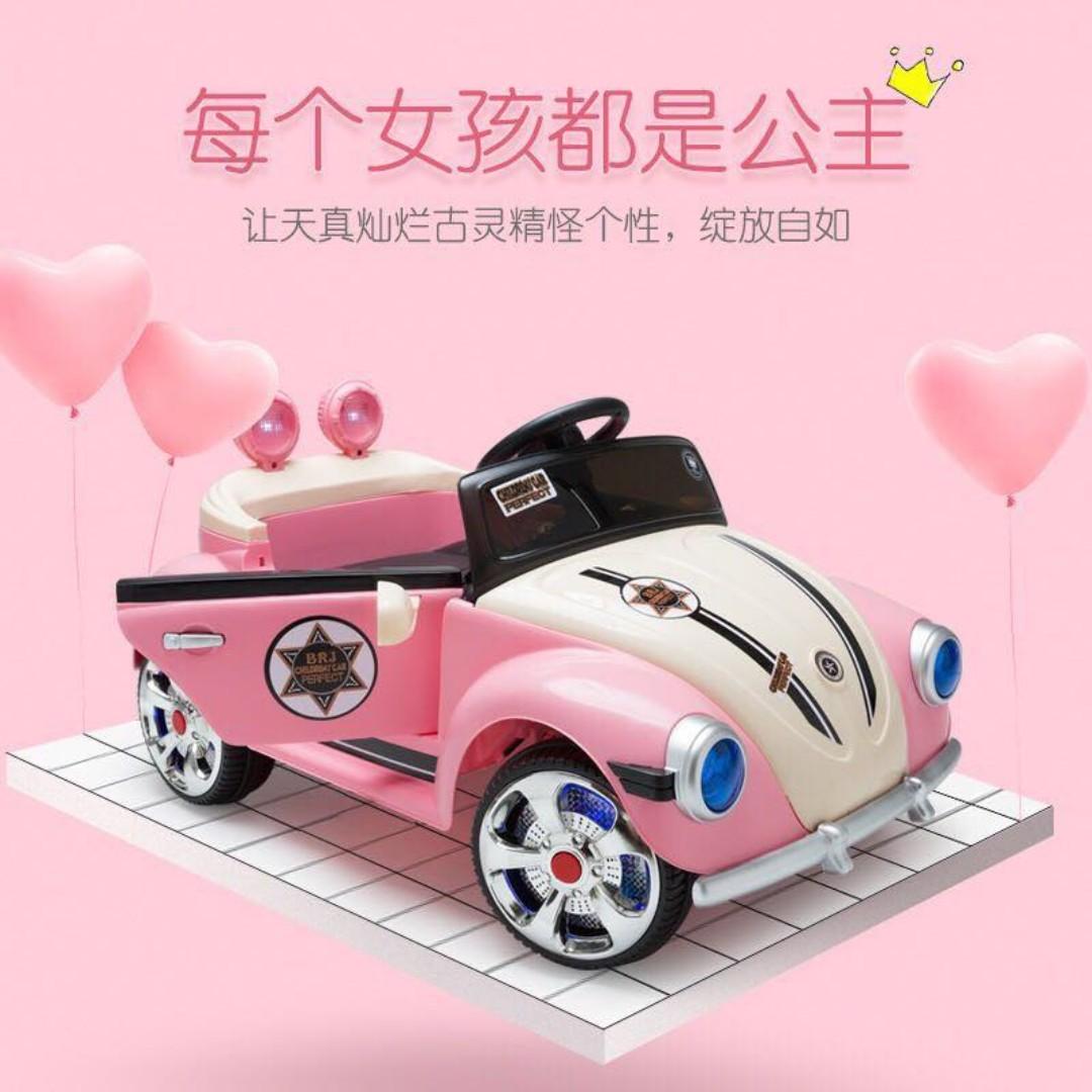 Porsche BRJ Pink Electric Ride On Toy Car For Kids, Babies & Kids ...