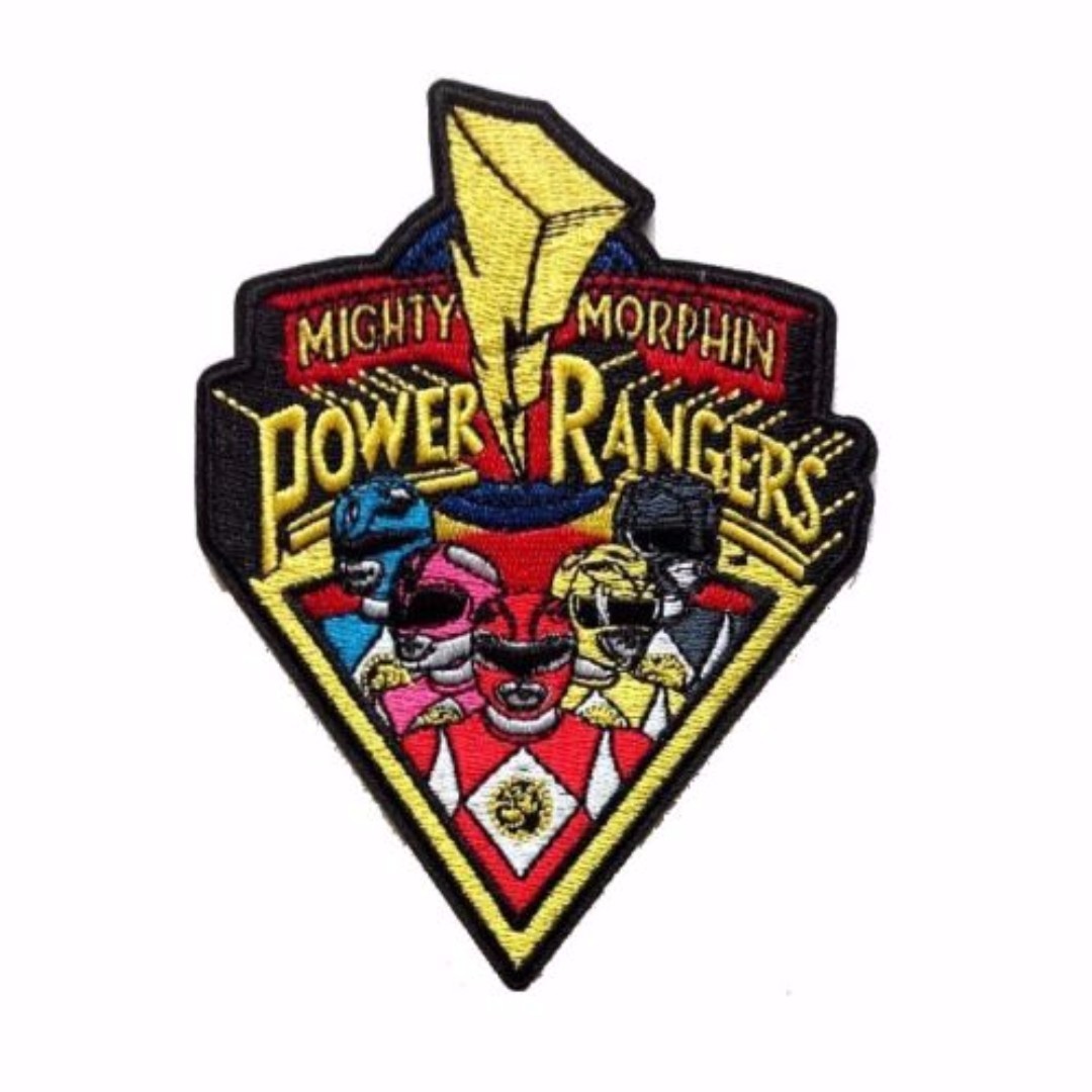 Power Rangers Iron On Patch, Hobbies & Toys, Stationery & Craft, Art ...