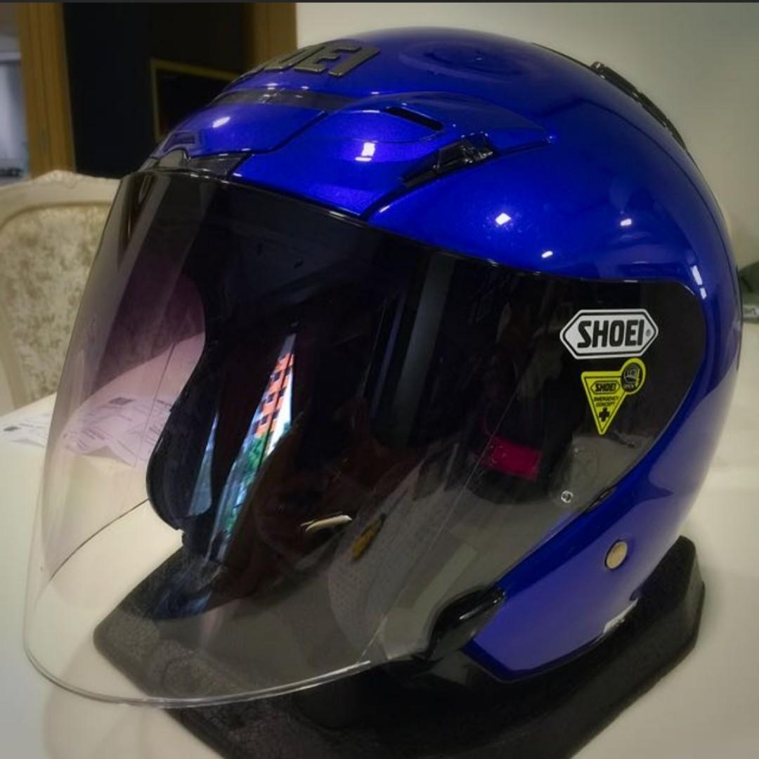 Shoei J Force 3 Royal Blue, Motorcycles, Motorcycle Accessories on ...