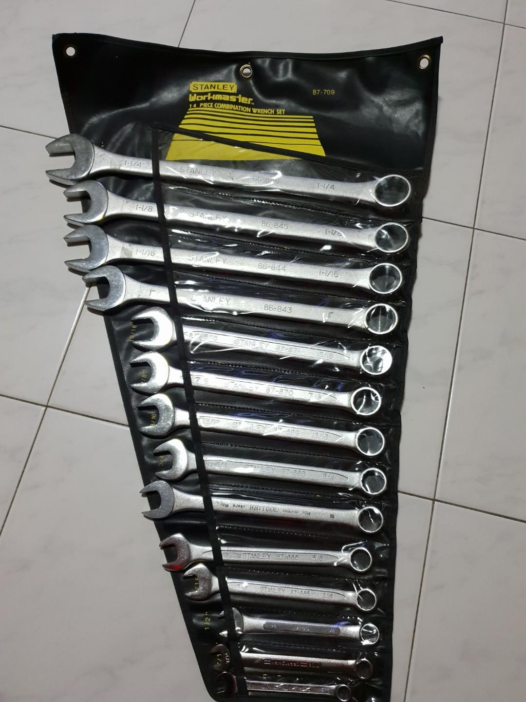 Stanley workmaster 14 piece combination wrench set, Everything Else on ...