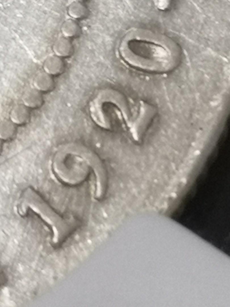 Straits. Settlements 50 cents dot 1920 NGC graded AU Details scarce ...