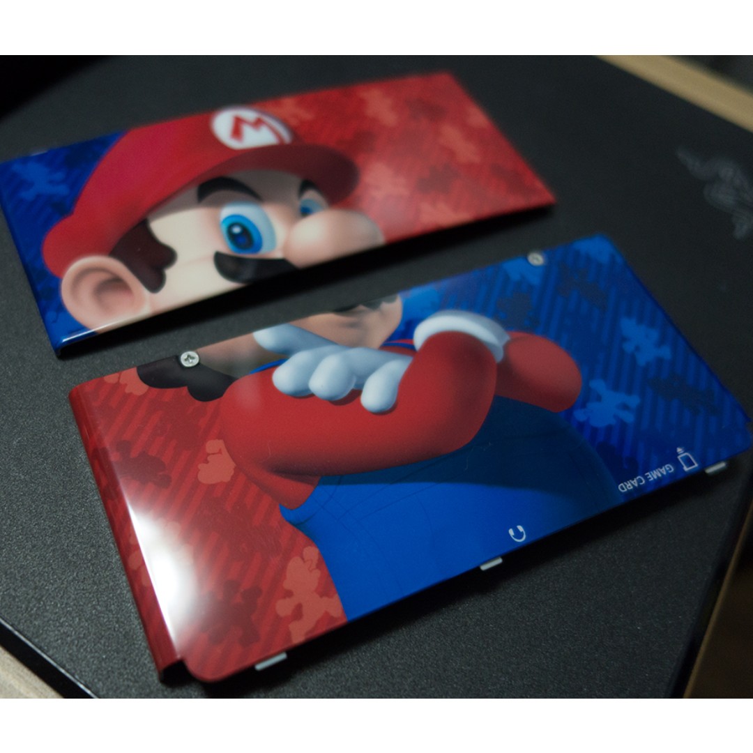 Super Mario New Nintendo 3DS Cover Mario Bros Kisekae Face Plate ...