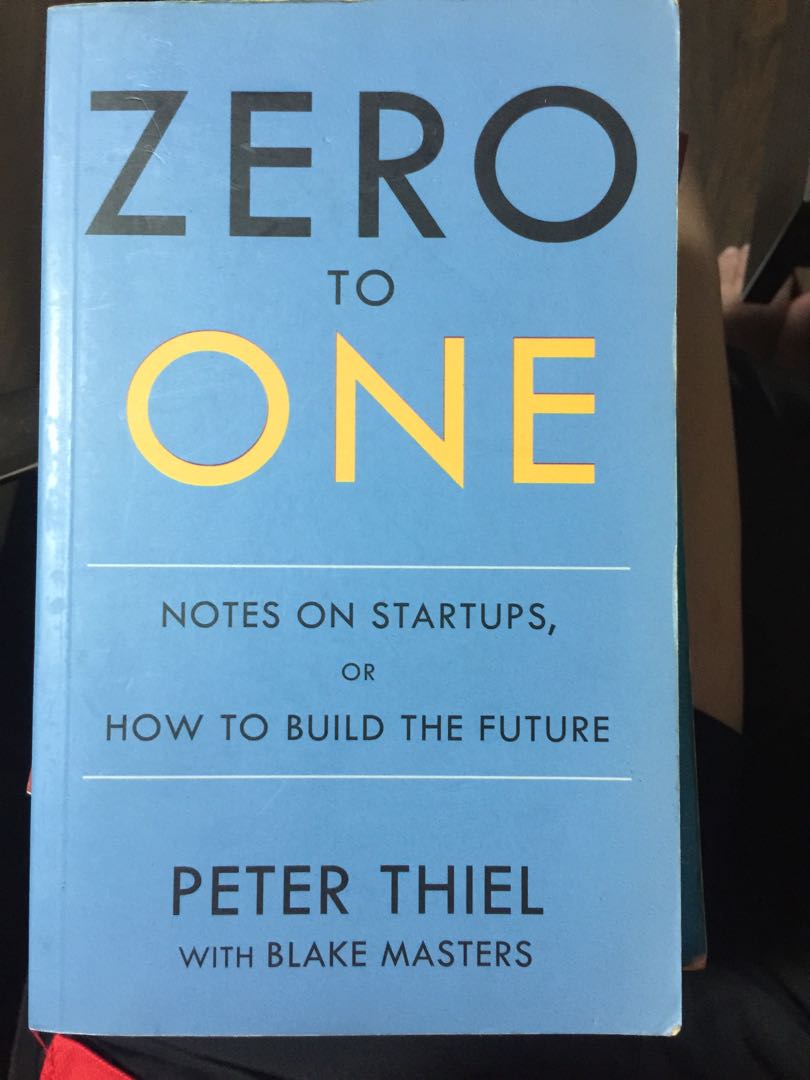 ZERO TO ONE BOOK, Hobbies & Toys, Books & Magazines, Fiction & Non ...