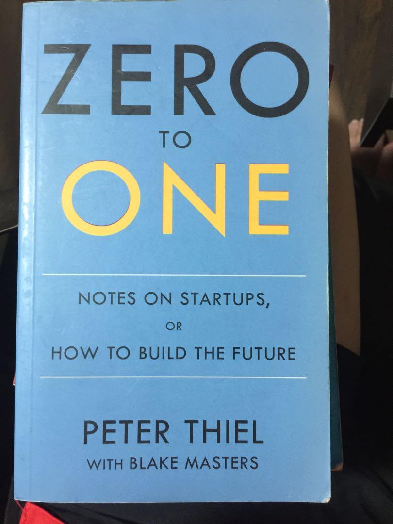 ZERO TO ONE BOOK, Hobbies & Toys, Books & Magazines, Fiction & Non ...