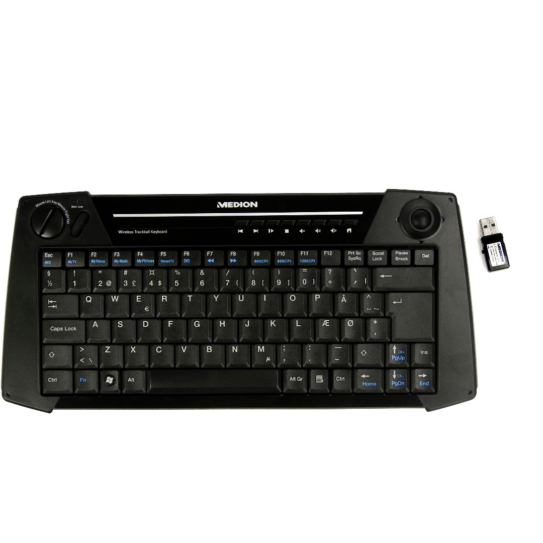 Zippy Wireless Keyboard with Laser Trackball RF-666, Computers & Tech ...