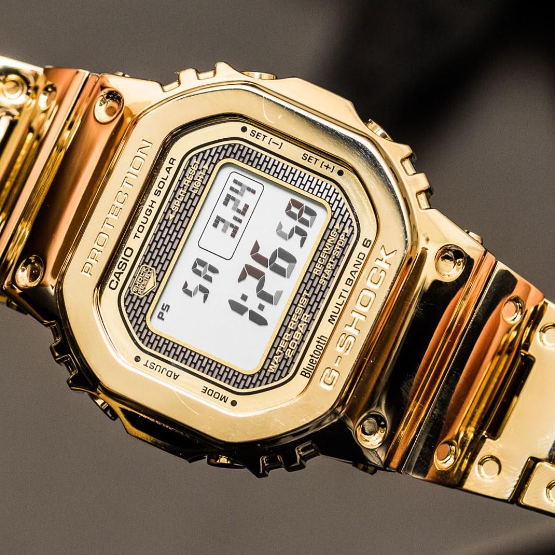 佐敦門市 現貨 100% 全新 Casio G-Shock GMW-B5000TFG-9 GMW-B5000TFG GMW-B5000 35周年 35th anniversary 全鋼 金色 ...