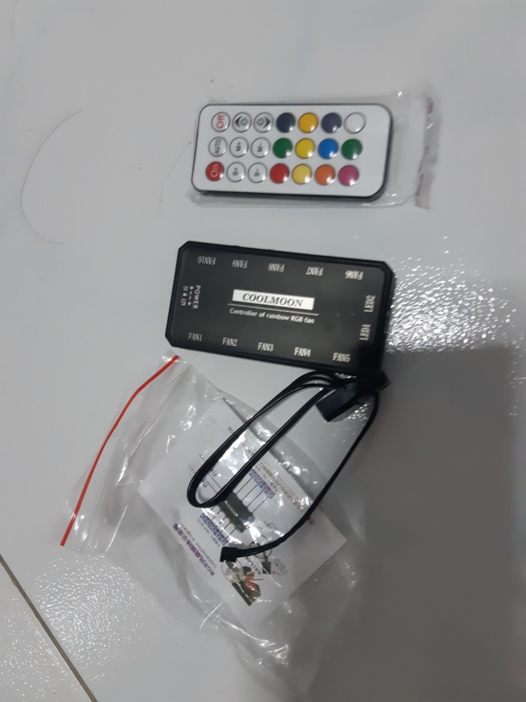 Coolmoon RGB fans controller, Computers & Tech, Parts & Accessories ...