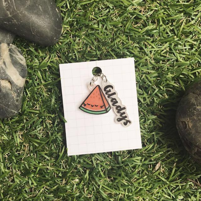 DIY customisable calligraphy keychain, Hobbies & Toys, Stationery ...