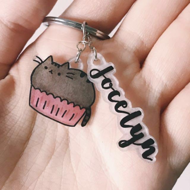DIY customisable calligraphy keychain, Hobbies & Toys, Stationery ...